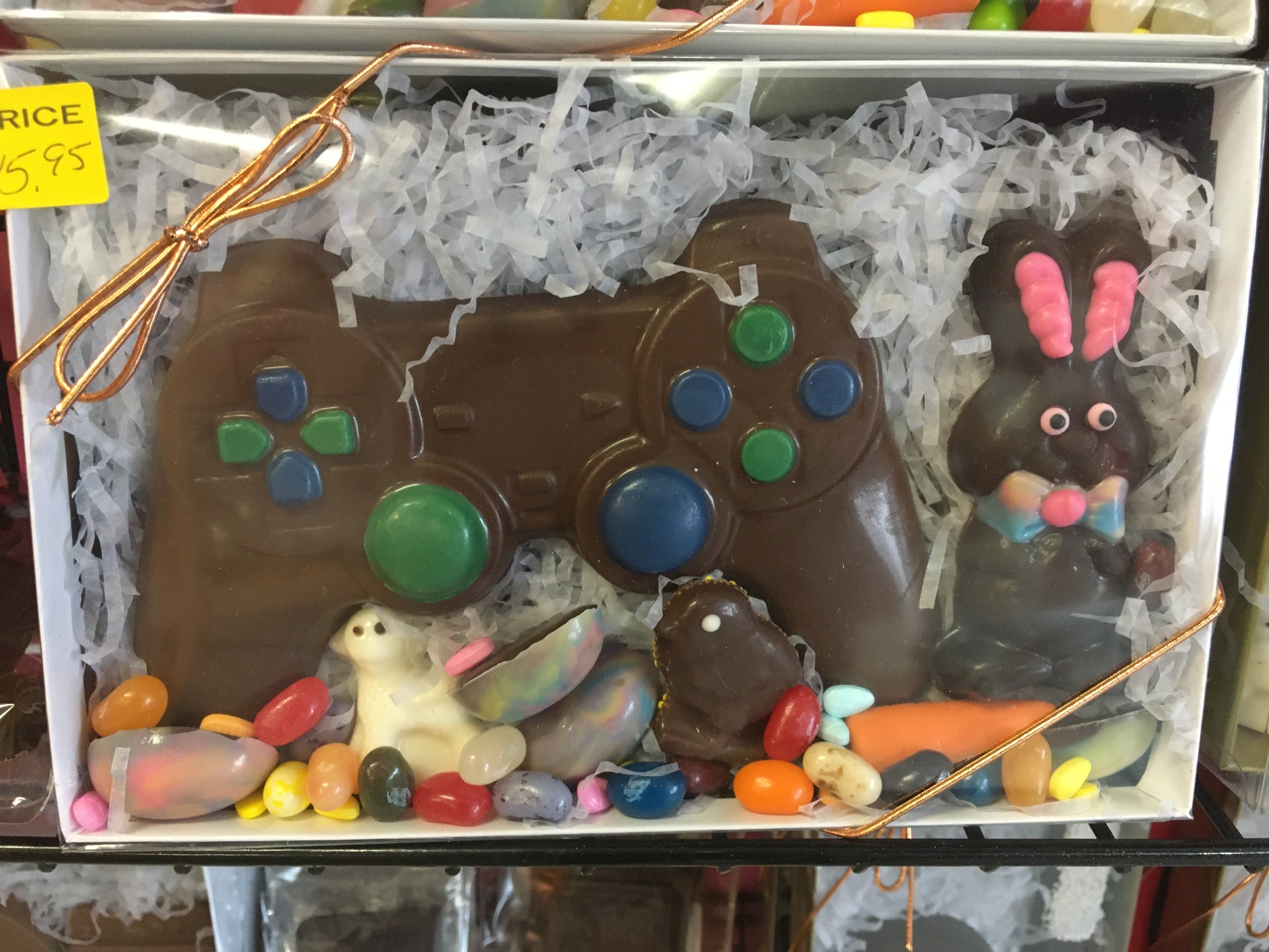 Game controller and bunny | Maine Gourmet Chocolates